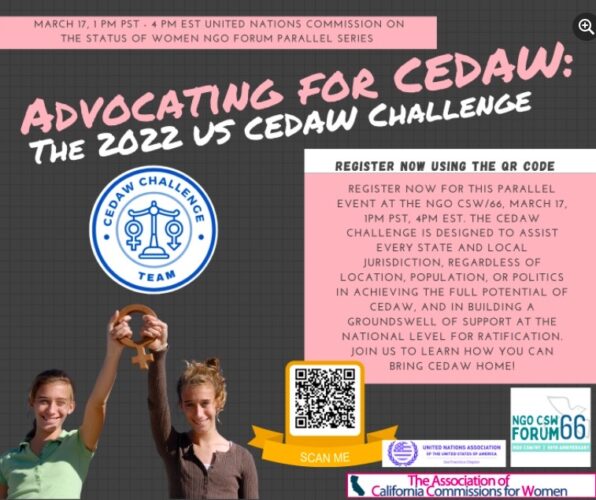 “Advocating for CEDAW: The 2022 U.S. CEDAW Challenge.” | Women's ...